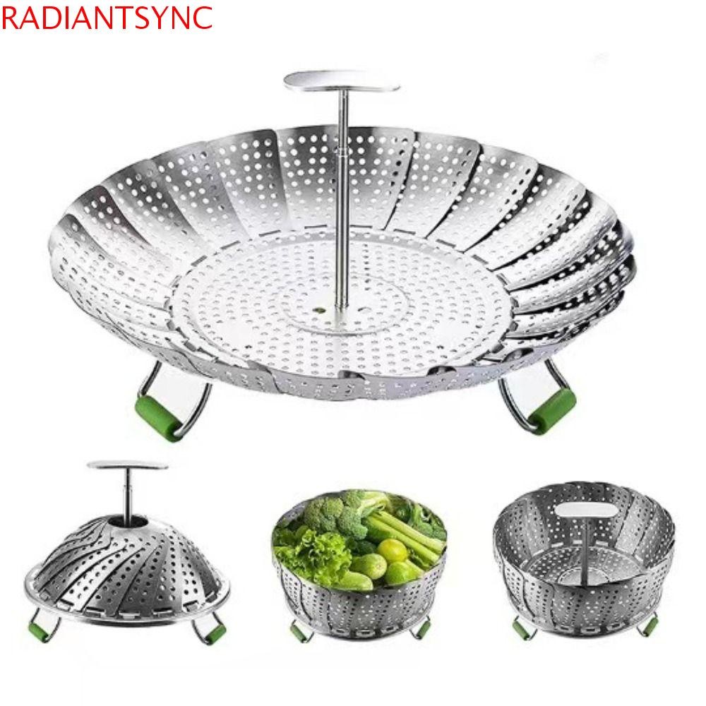 RADIANTSYNCตะกร้านึ่งพับ,ตาข่ายเครื่องครัวขยายถาดนึ่งโลตัส,ขนาดต่างๆหม้อสแตนเลสครัวเครื่องมือ ...