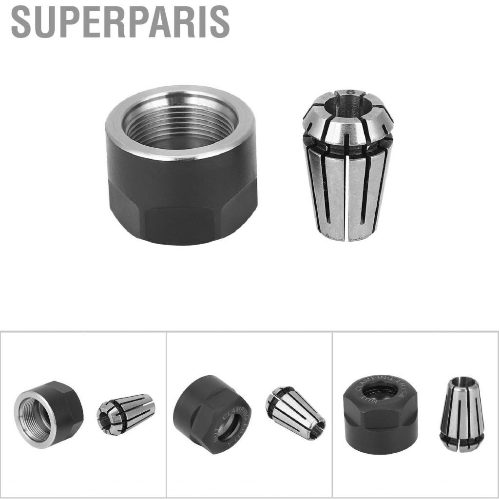Superparis ER11 Chuck Lathe ชิ้นส่วนน็อตแข็งสูงสำหรับเครื่องแกะสลัก CNC ...