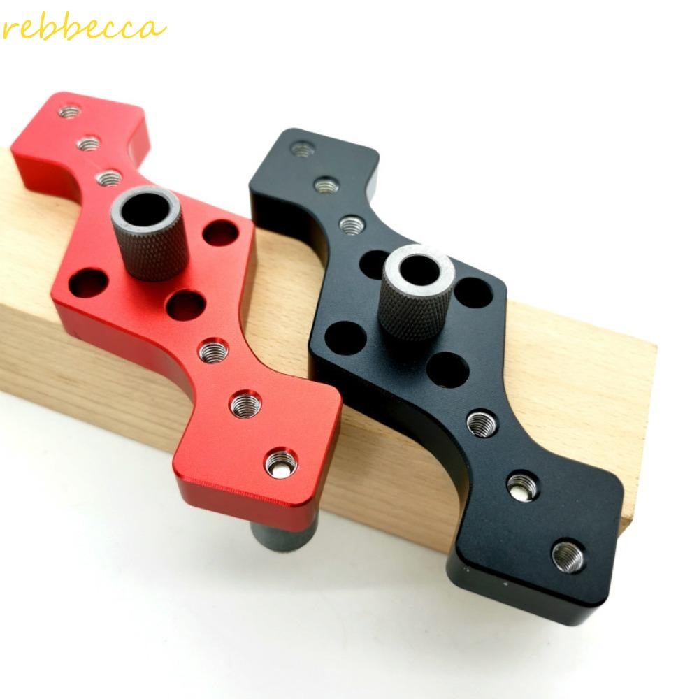 REBBCCA แนวตั้ง Pocket Hole Jig Locator ดอกสว่าน 3 หลุม Self Centering ...
