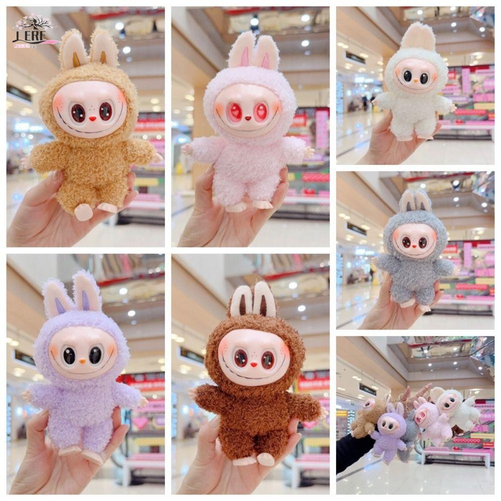 JEREMY1 พวงกุญแจ Plush Labubu PVC โลหะผสม|Labubu จี้, Creative Key Ring ...