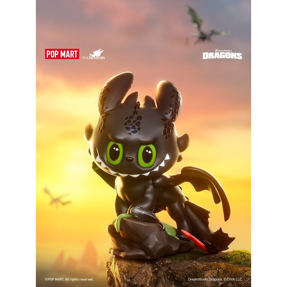 ของเล่นฟิกเกอร์ POPMART THE MONSTERS How to Train Your Dragon รุ่น ...