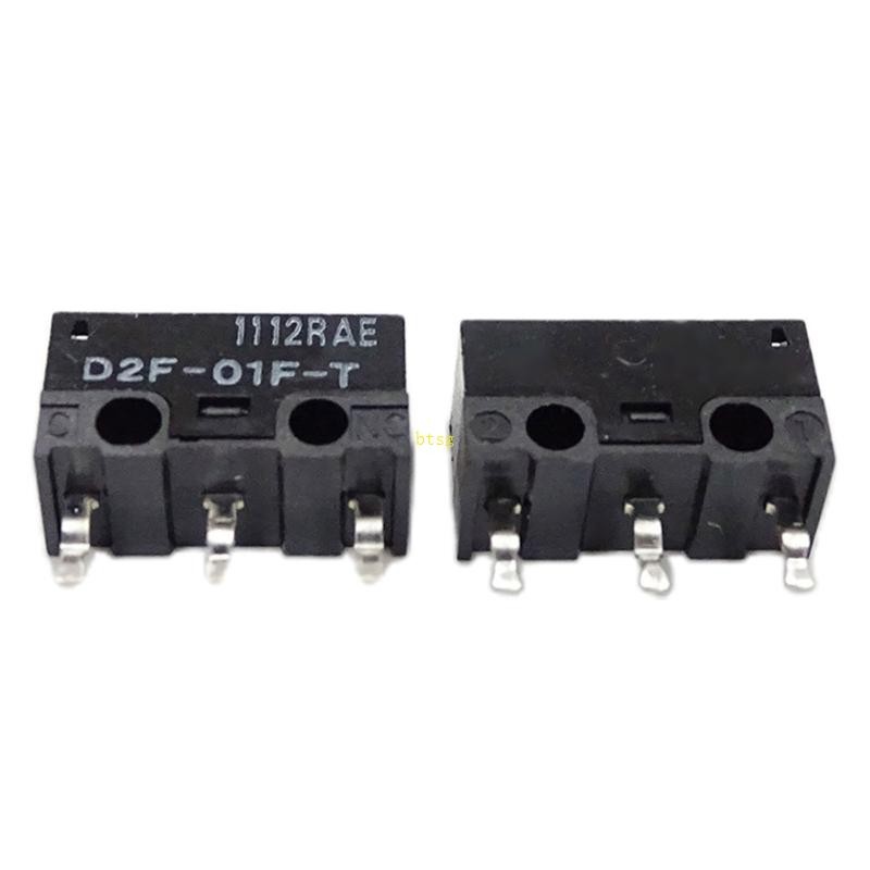 Btsg เมาส์ Microswitch ญี่ปุ่นสีเทา Dot Mouse Micro Switches D2F-01F-T 10M 0 75N 3Pins | Shopee ...