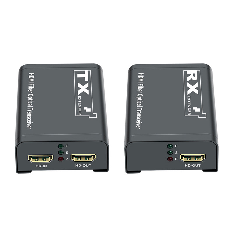 3km HDMI Fiber Extender Transceiver Over SC Fiber Optical Cable 1080P ...