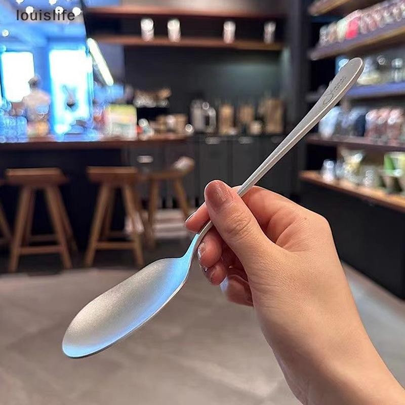 LETH ช้อนสแตนเลสขนาดใหญ่ด้ามยาวช้อนครัวช้อนส้อมข้าว Dumpling โจ๊กซุป Scoops ร้านอาหารบนโต๊ะอาหาร ...