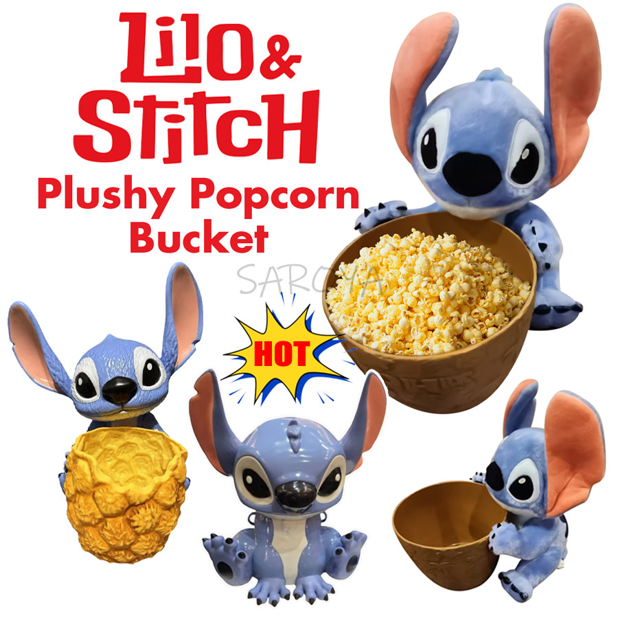 2025 Lilo & Stitch Movie Popcorn Bucket Stitch Popcorn Bucket Desktop ...