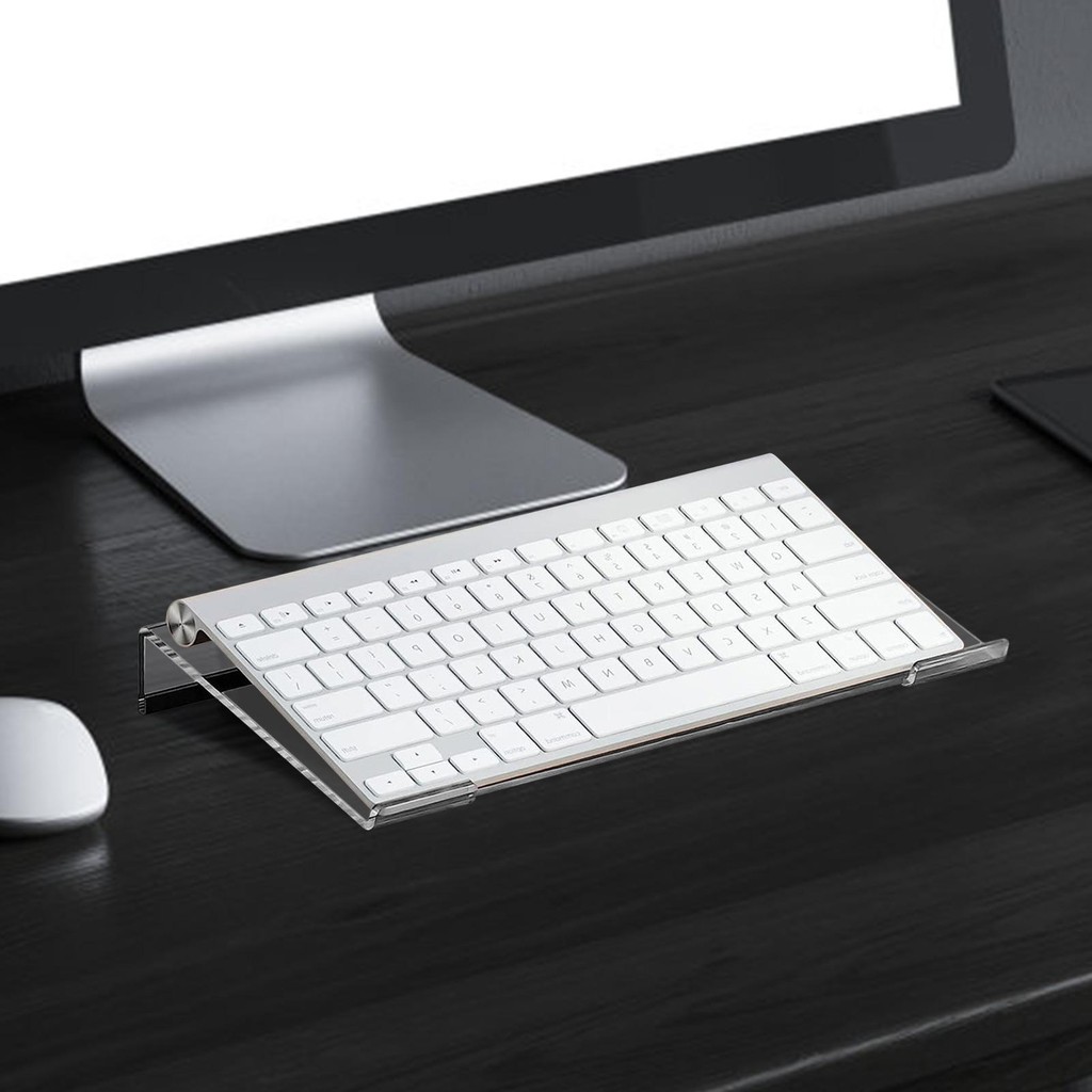 Keyboard Stand for Desktop Clear Display Holder Acrylic PC Keyboard ...