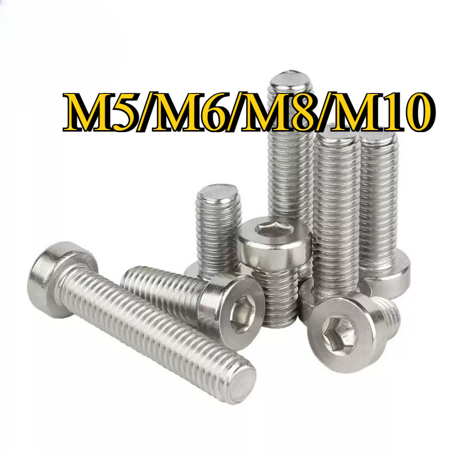 น็อตหัวจมบาง สแตนเลส 304 เกลียวมิล ตลอด สกรู /Hexagon Socket Head Cap ...