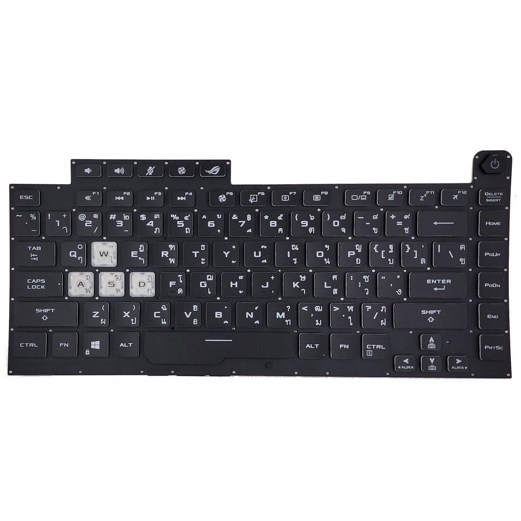 คีย์บอร์ด ASUS ROG Strix G531 G531G G531GT G15 G512 G512LV G512LW รูป ...
