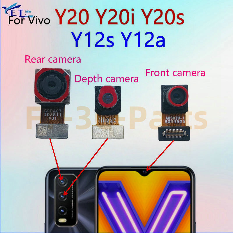 สําหรับ ViVO Y20 Y20i Y20S Y12s Y12a ด้านหน้า Facing กล้องกลับกล้อง ...