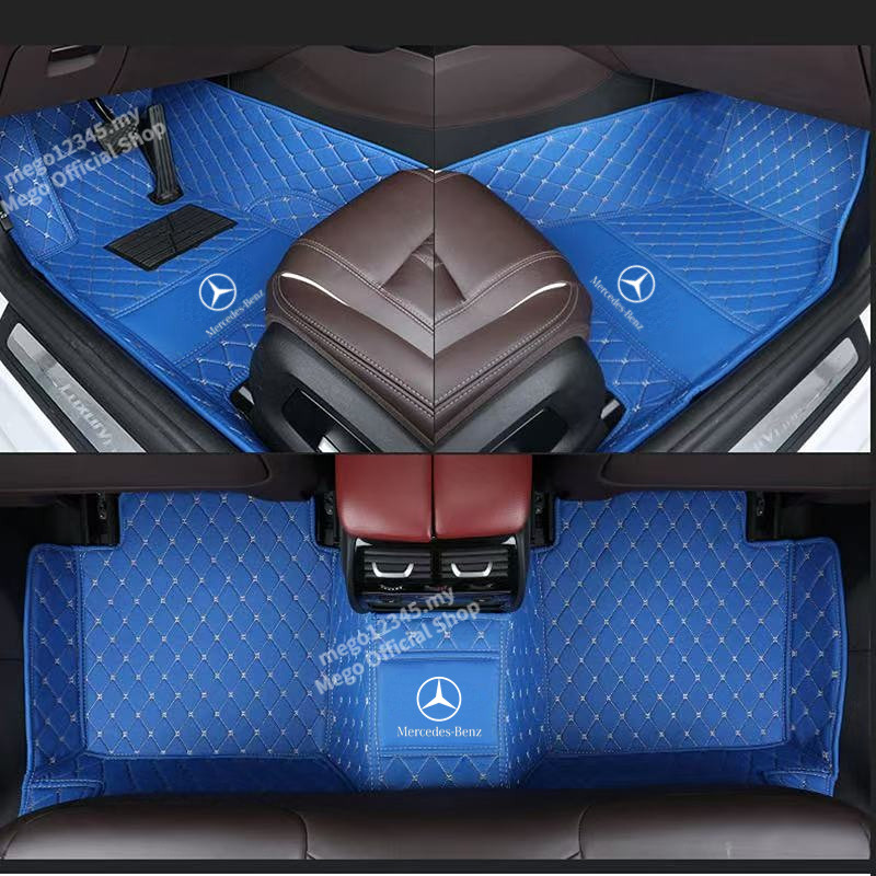 พรมหนังรถยนต์ สำหรับรถขับขวา Mercedes Benz B-Class W245 W246 W247 C ...