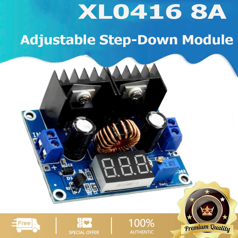 YS Tool ตัวลดแรงดันไฟ XL4016 E1 DC-DC Stepdown BUCK Converter Module DC ...