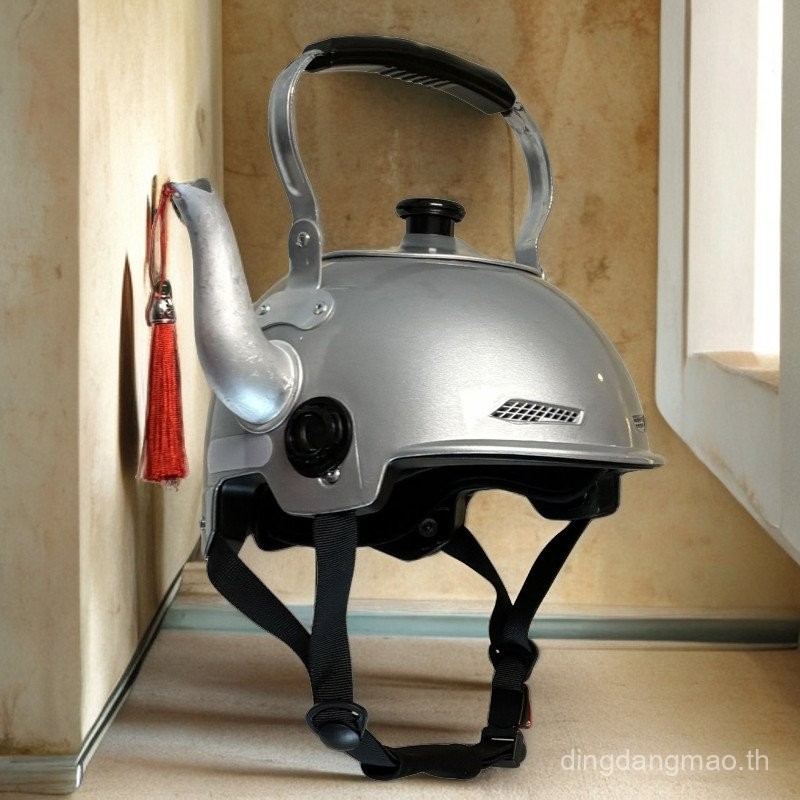 หมวกกันน็อครูปทรงกาน้ำชาสร้างสรรค์ อุปกรณ์ความบันเทิงตลก ตกแต่งบ้าน ...