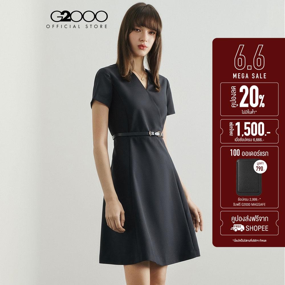 G2000 เดรสสำหรับผู้หญิง Fit & Flare Shape รุ่น 4123101699 BLACK ...
