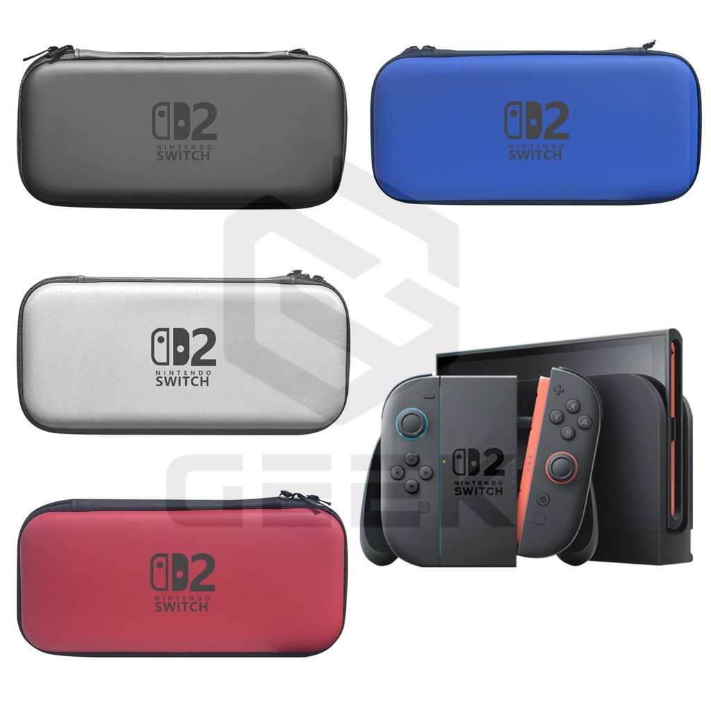กระเป๋าใส่ Nintendo Switch 2 NSW2 ( สีดํา, น้ําเงิน, แดง, เทา) | Shopee ...