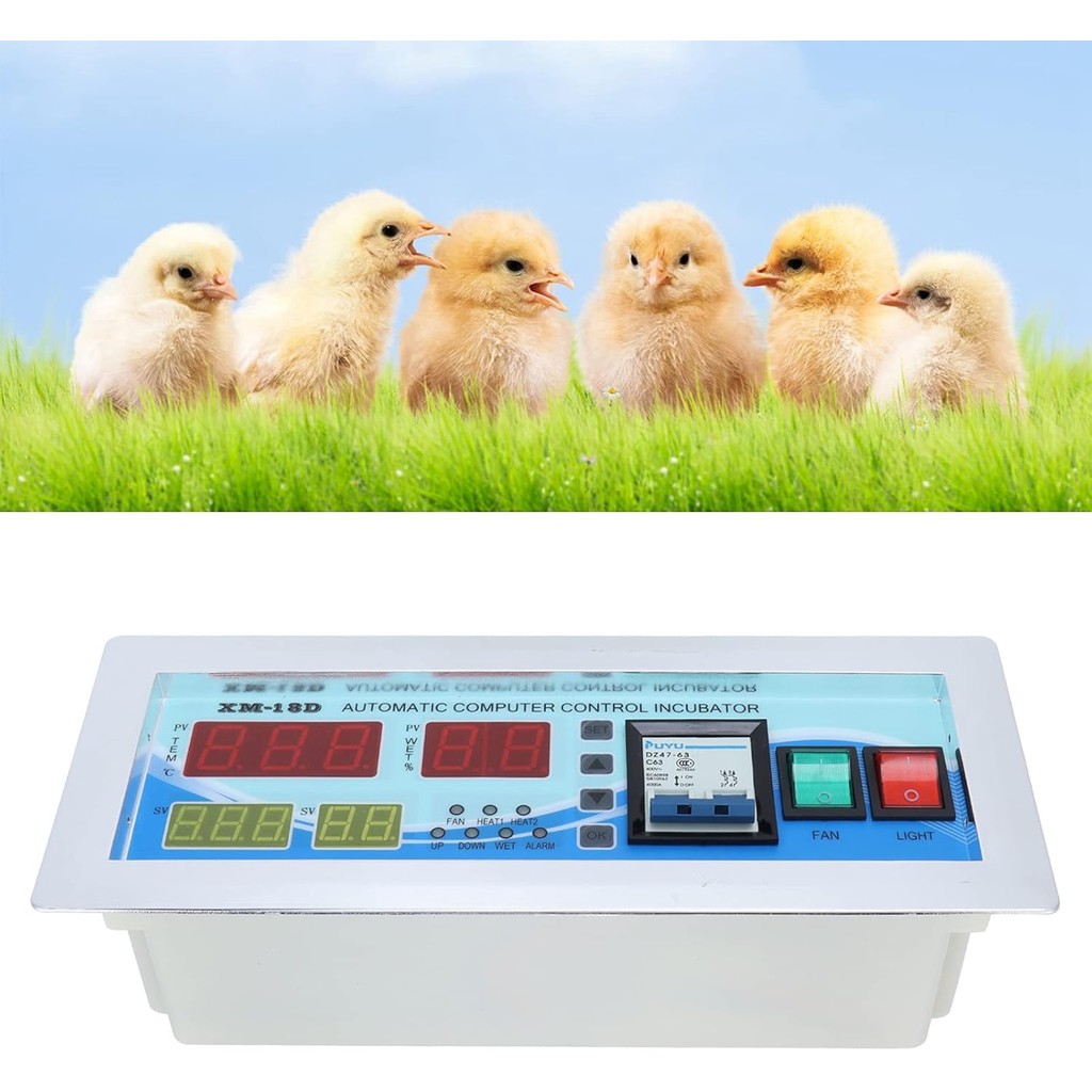 XM-18D Incubator Controller 180-240V, จอแสดงผล LCD ขนาดใหญ่, อุณหภูมิ ...
