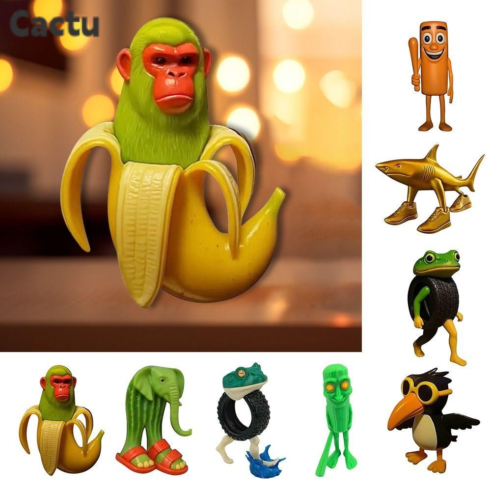 CACTU TungTungSahur รุ่น,พิมพ์เรซิ่น Trralero Tralala Brainrot รูป,สะสม ...