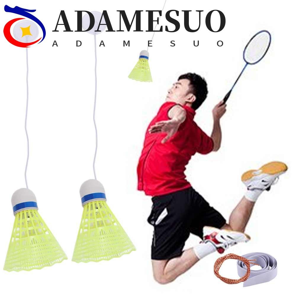 ADAMESUO 1 ชุด Trainer แบดมินตัน, ประกอบฝึก Rebound Self Training, Spin Balance Line เรืองแสง ...