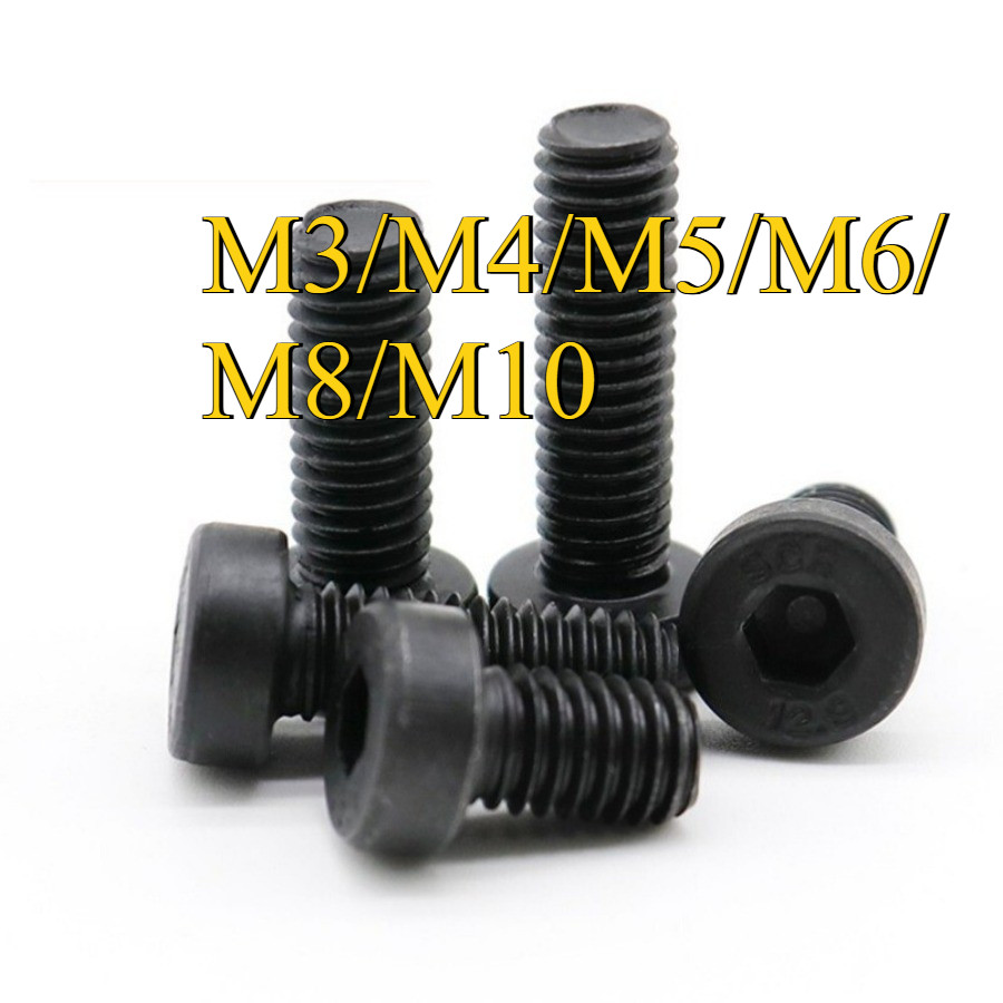 น็อตหัวจมบาง เกรด 12.9 แข็งพิเศษ เกลียวมิล ตลอด สกรู /Hexagon Socket ...