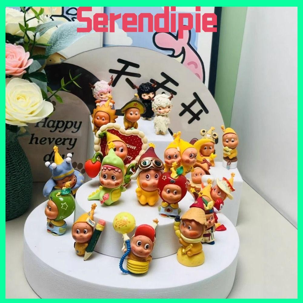 SERENDIPIE Twinkle 123! กล่องซีรีส์, เครื่องประดับขนาดเล็ก POP MART POP BEAN, ของขวัญโมเดลตุ๊กตา ...
