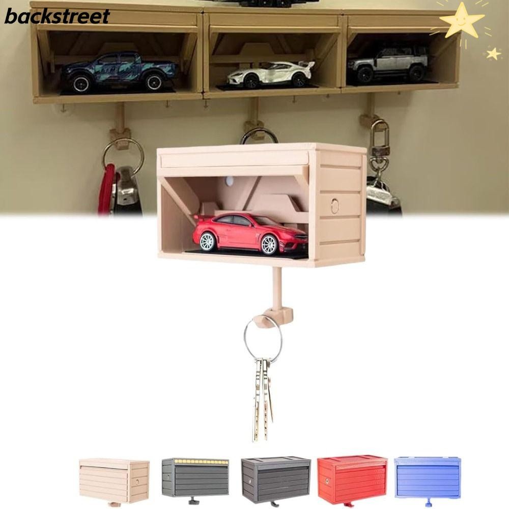 BACKSTAGE Garage Design Wall Key Holder, with Car Garage with Opening ...