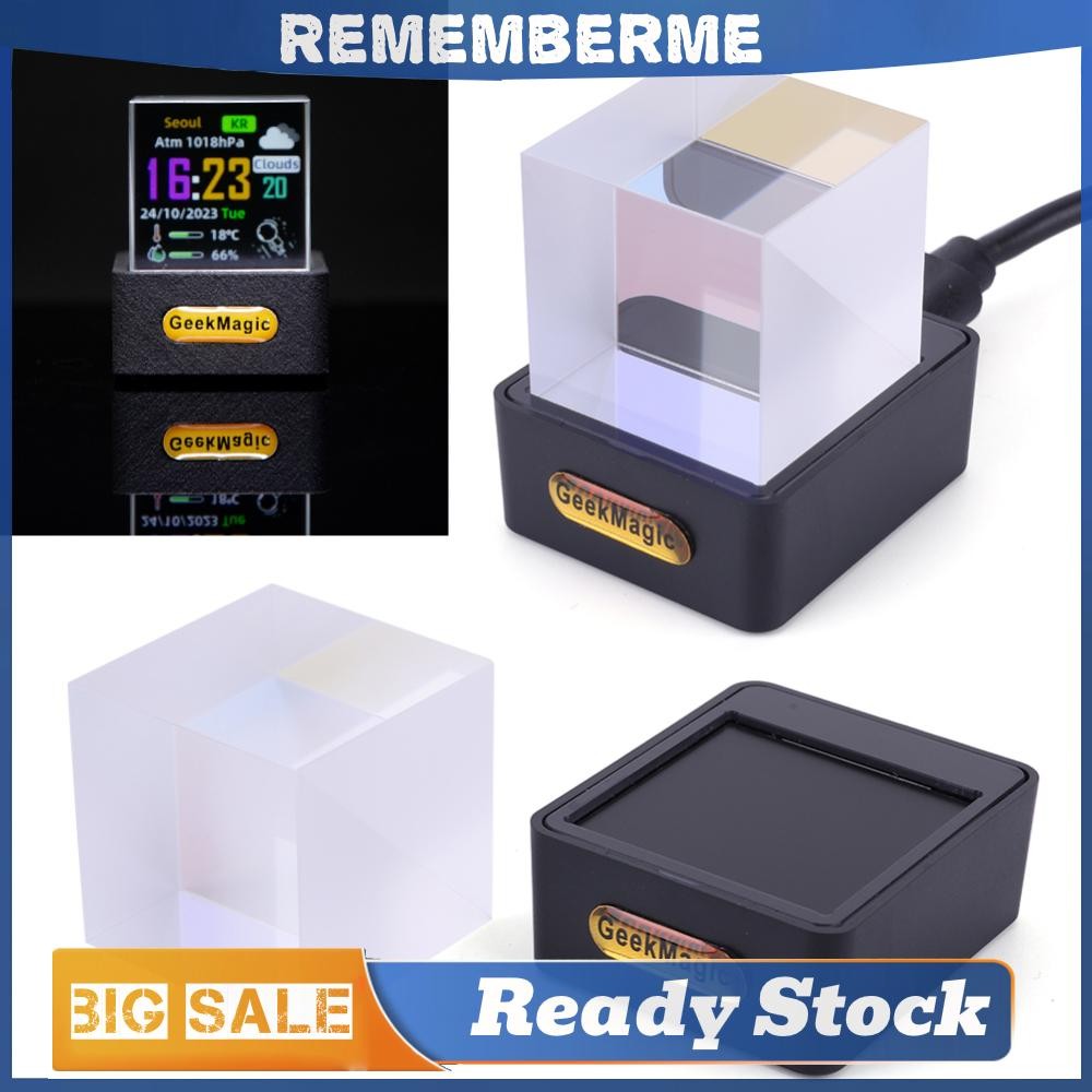 Crystal Cube Holographic Desktop Smart Weather Station นาฬิกาดิจิตอล ...