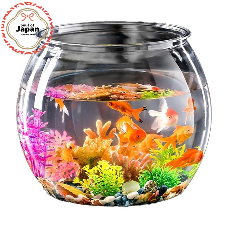 Alpha Depot Goldfish Bowl Plastic Aquarium (L) Alpha Depot Goldfish ...