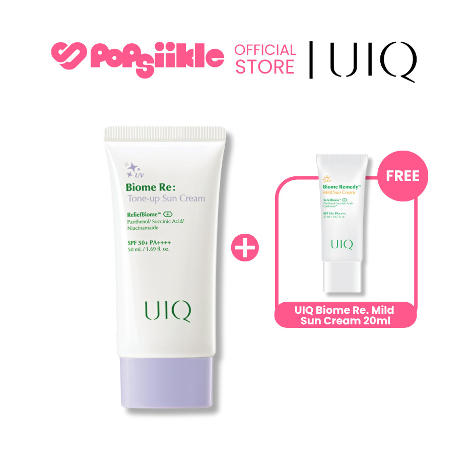 UIQ Biome Re. Tone-up Sun Cream SPF50+ PA++++ 50ml ครีมกันแดดโทนอัพ (RIIZE Sun Cream) | Shopee ...