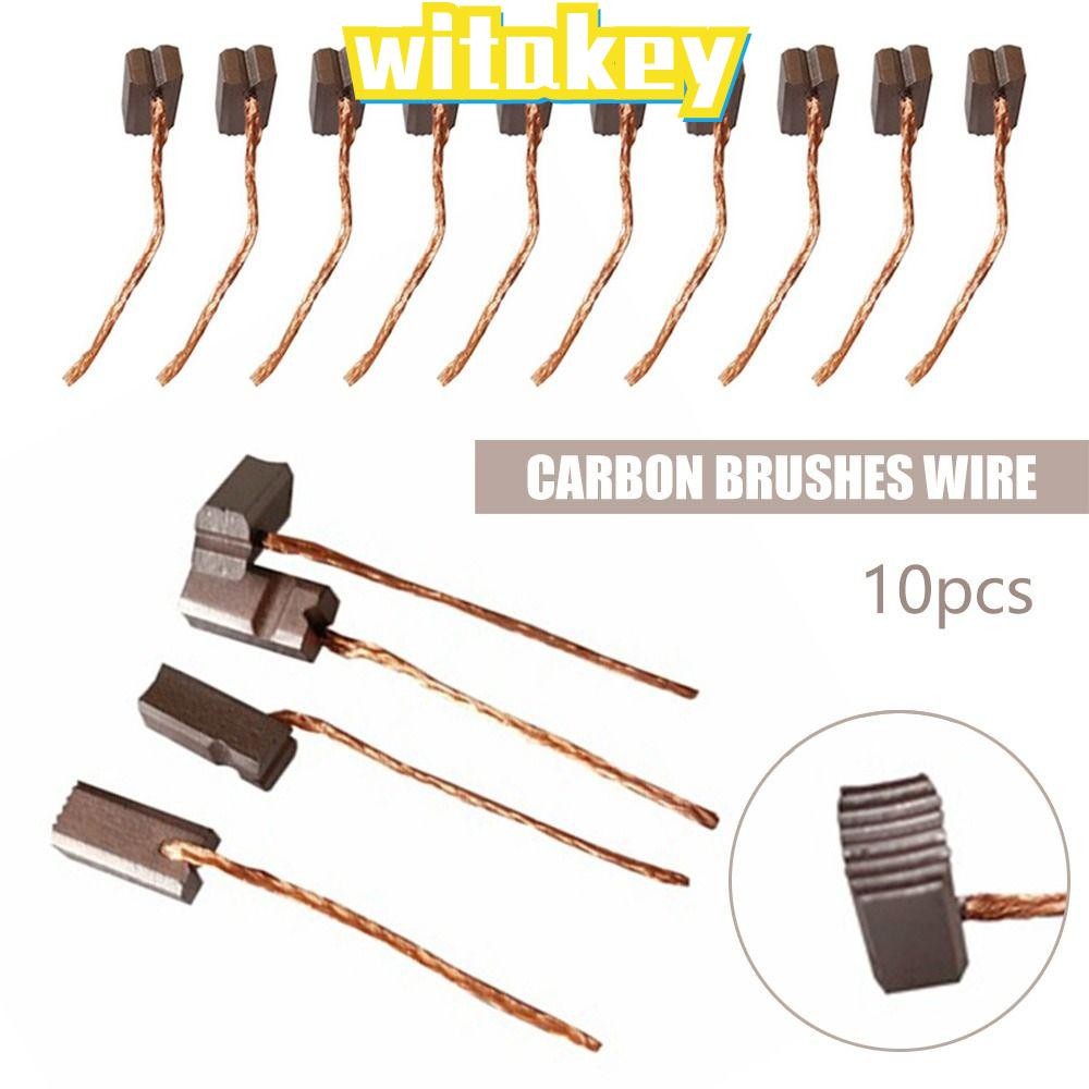 WITAKEY 10 ชิ้นแปรงคาร์บอนลวดเครื่องมือ Generic ขายร้อนมอเตอร์ไฟฟ้า | Shopee Thailand