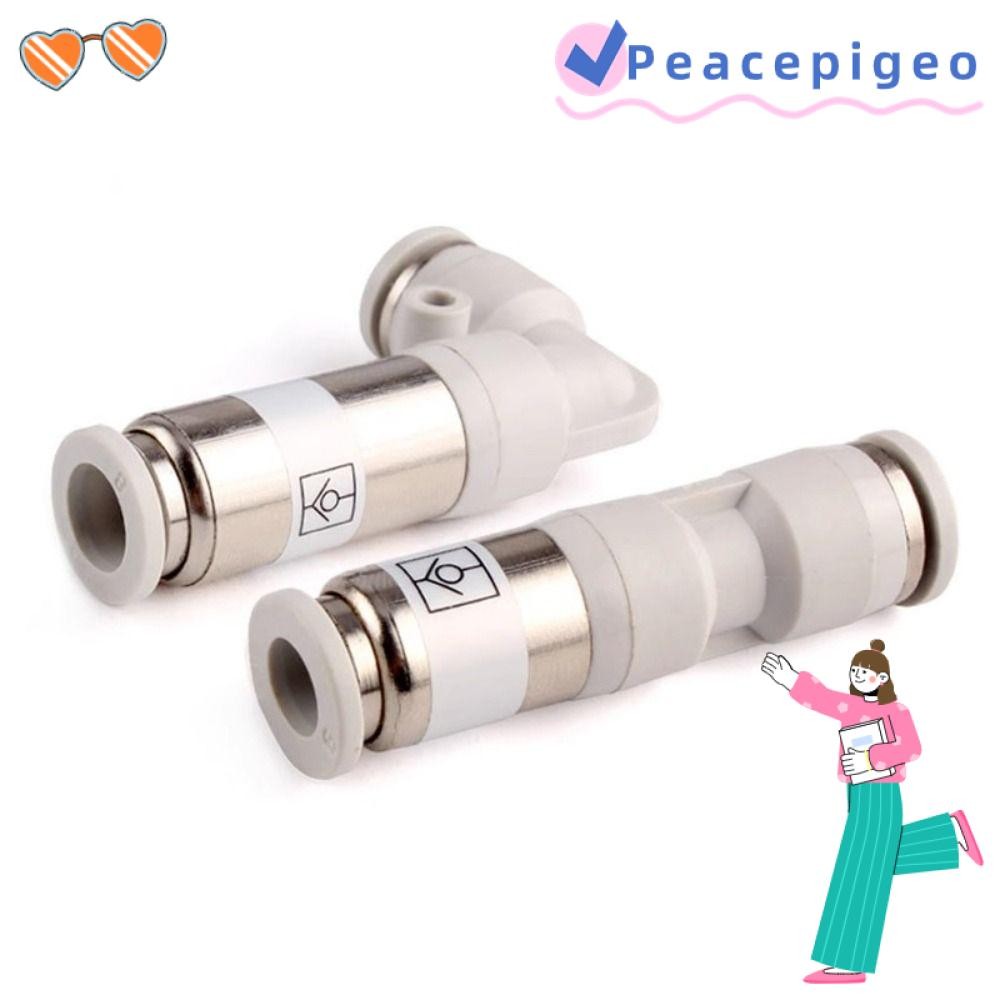 PEACEPIGEO วาล์วควบคุมท่อนิวเมติก, วาล์วทางเดียวที่ไม่กลับด้านทางเดียว, คุณภาพสูงทนทาน 4 มม. 6 ...