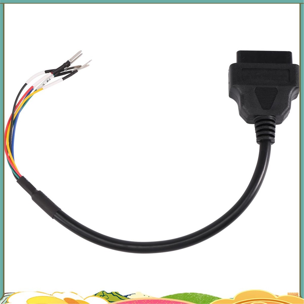 16 Pin OBD OBD2 หญิง K Line CAN Line Jumper Tester Connector รถ ...
