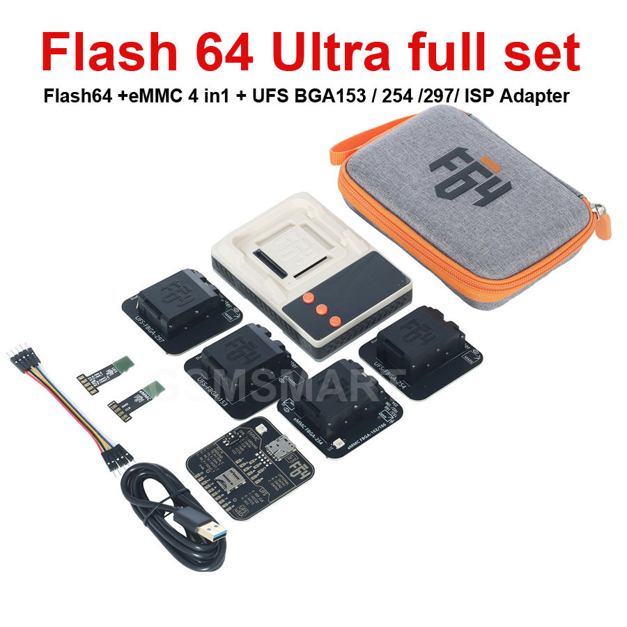 100 Original F64 Flash 64 Ultra lite Tool Box ครบชุดพร้อม UFS BGA 153 ...