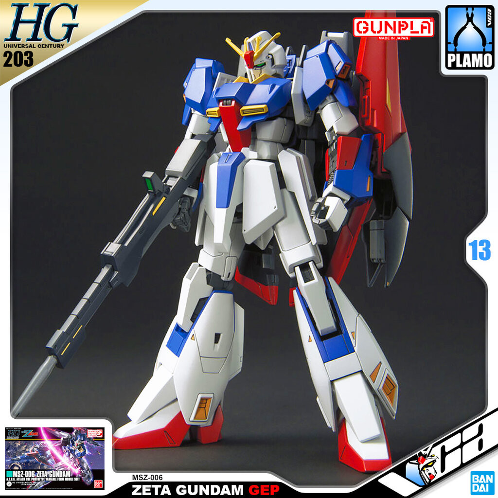 VCA 8️⃣ BANDAI GUNPLA HIGH GRADE UNIVERSAL CENTURY HGUC HG ZETA GUNDAM ...