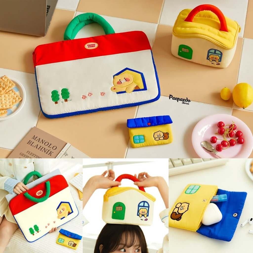 🏡พร้อมส่ง KAKAO FRIENDS Choonsik Choon House Mini Pouch / Multi Pouch ...