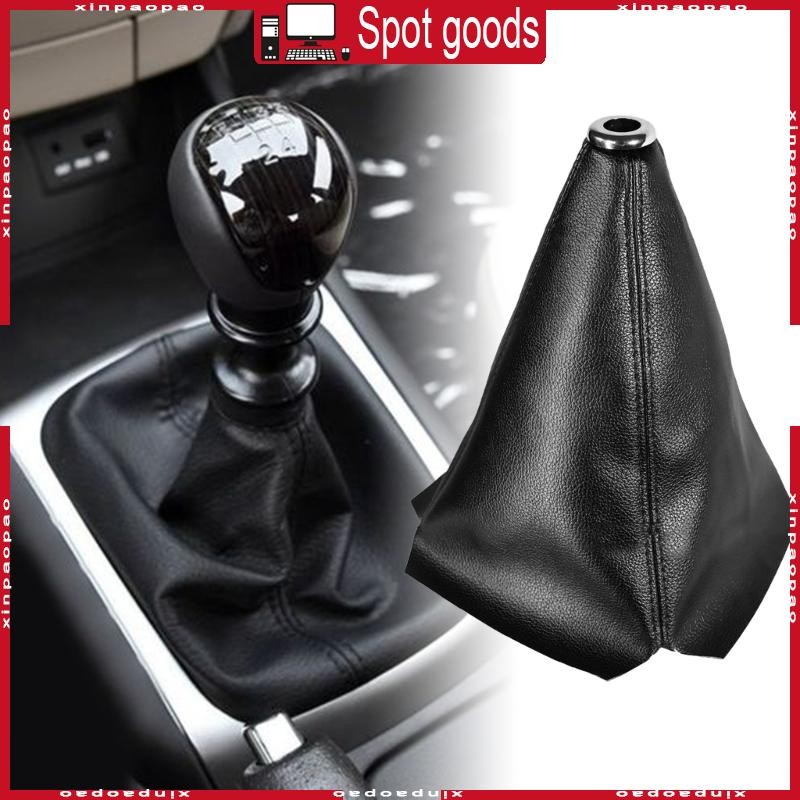 XI รถเกียร์ Stick Shifter Boot Cover หนัง PU เกียร์ Shifter Knob Cover ...