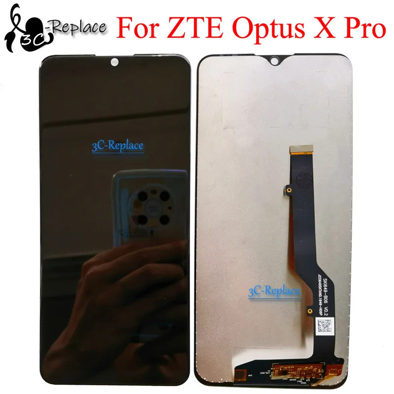 สีดํา 6.5 นิ้วสําหรับ ZTE Optus X Pro / P650 Pro จอแสดงผล LCD หน้าจอ ...