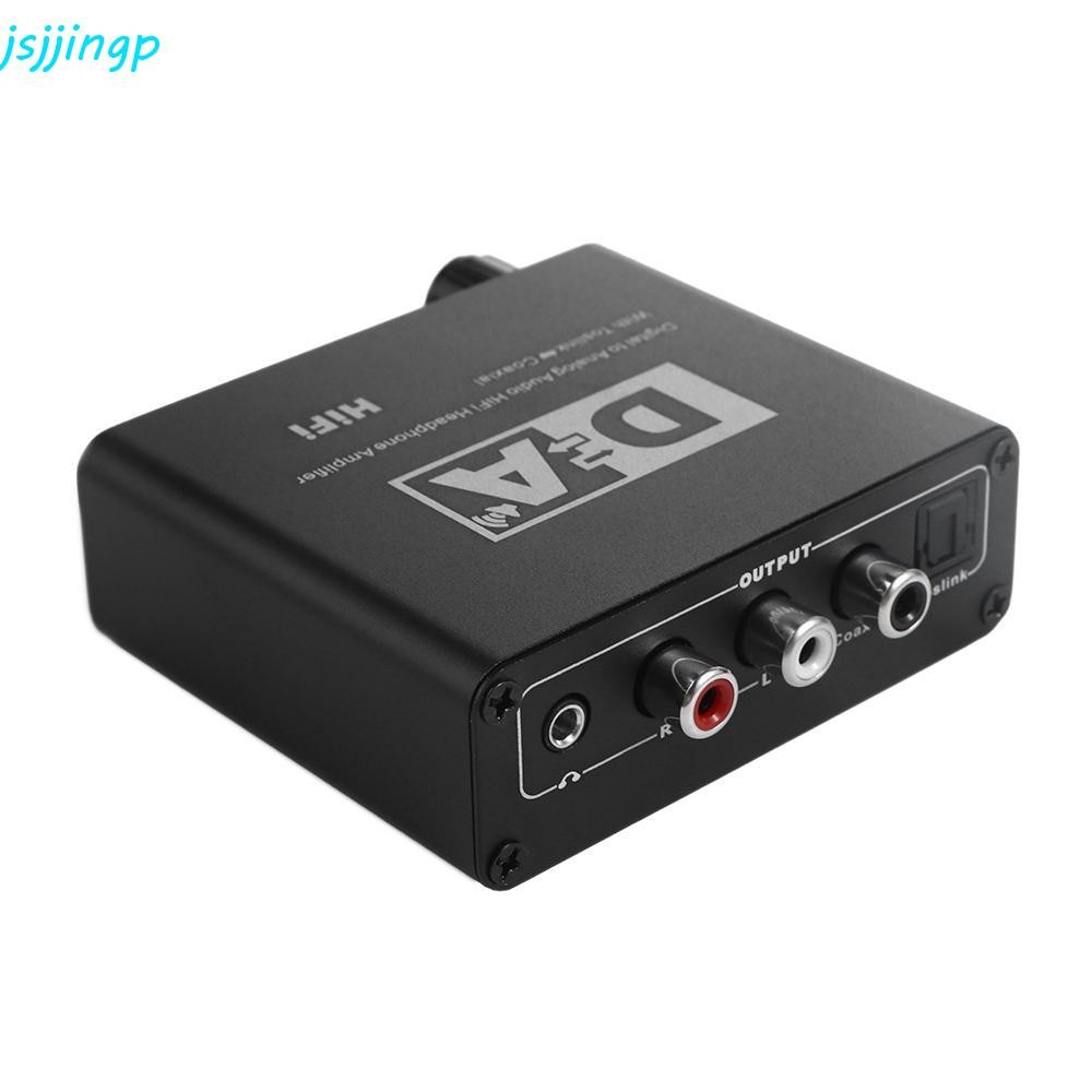 JSJJINGP DAC Digital To Analog Audio Converter, ถอดรหัสสวิตช์แบบสองทิศทาง, 192KHz R/L RCA RL ...