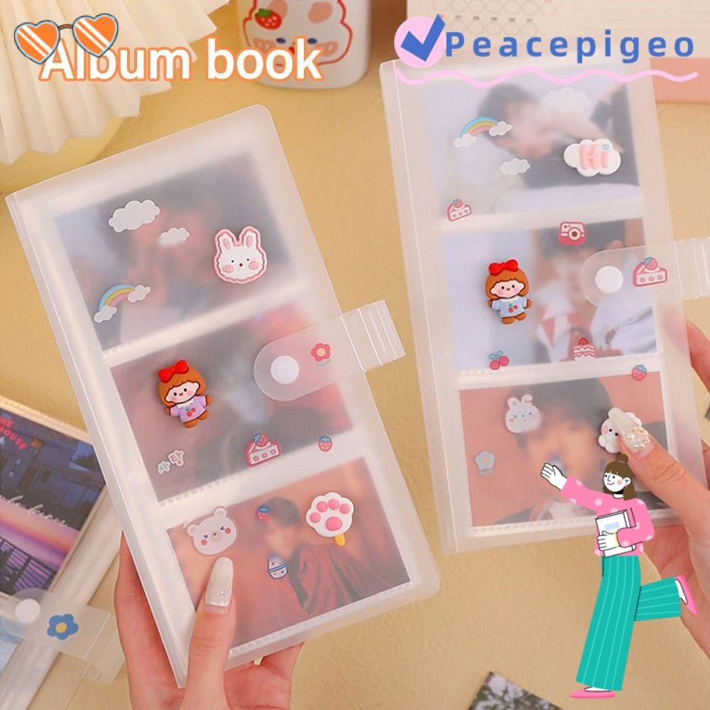อัลบั้มรูป PEACEPIGEO, ที่ใส่การ์ดรูปถ่ายแบบใส PVC, อัลบั้มไล่ดาว DIY | Shopee Thailand