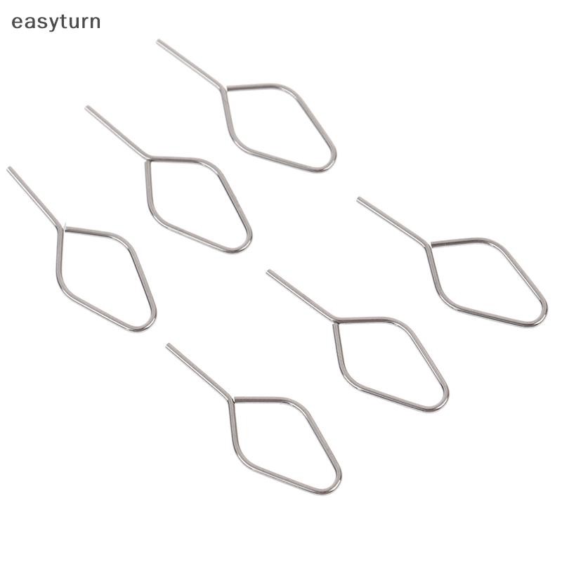 Easyturn 10PCS Universal โลหะโทรศัพท์ซิมการ์ดถาด Pin Eject Removal เครื่องมือเข็มเปิด TH ...