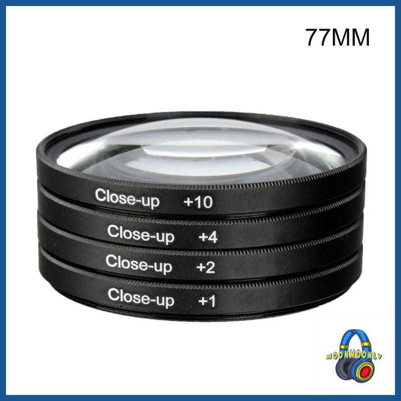 ชุดฟิลเตอร์เลนส์มาโคร MOON ตัวกรองตัวกรอง 49-82 มม. เคลือบหลายชั้น +1 +2 +4 +10 สําหรับกล้อง ...
