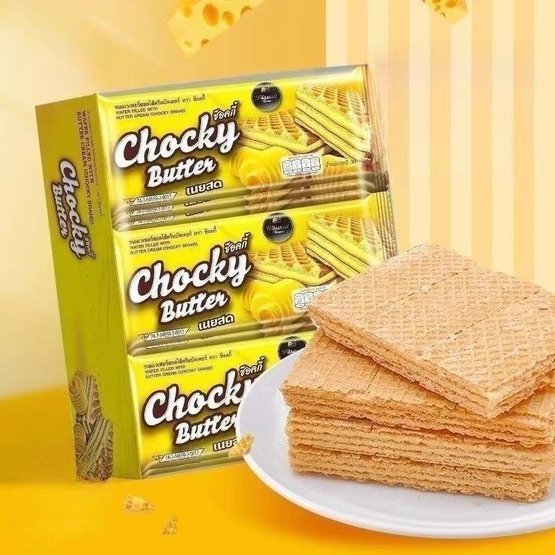 ประเทศไทยนําเข้า Chocky Chocky Wafers Butter Flavour Biscuits ...