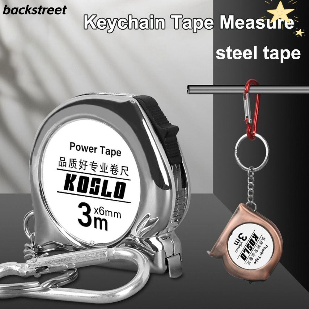BACKSTAGE Retractable Ruler, Delicate Gift Ruler พวงกุญแจเทปวัด, Mini ...