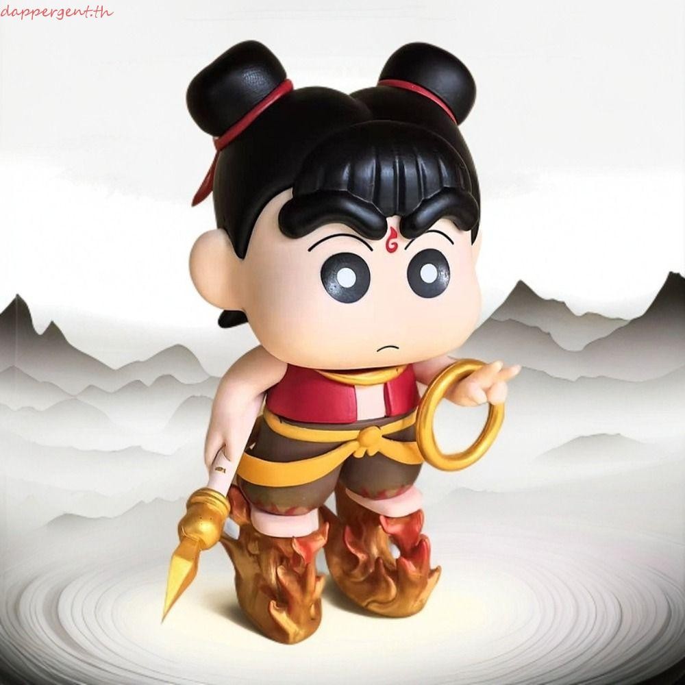 DAPPERGENT Crayon Shin-Chan รูป, อะนิเมะอุปกรณ์ต่อพ่วง PVC ตุ๊กตา Shinnosuke Nohara รูป ...