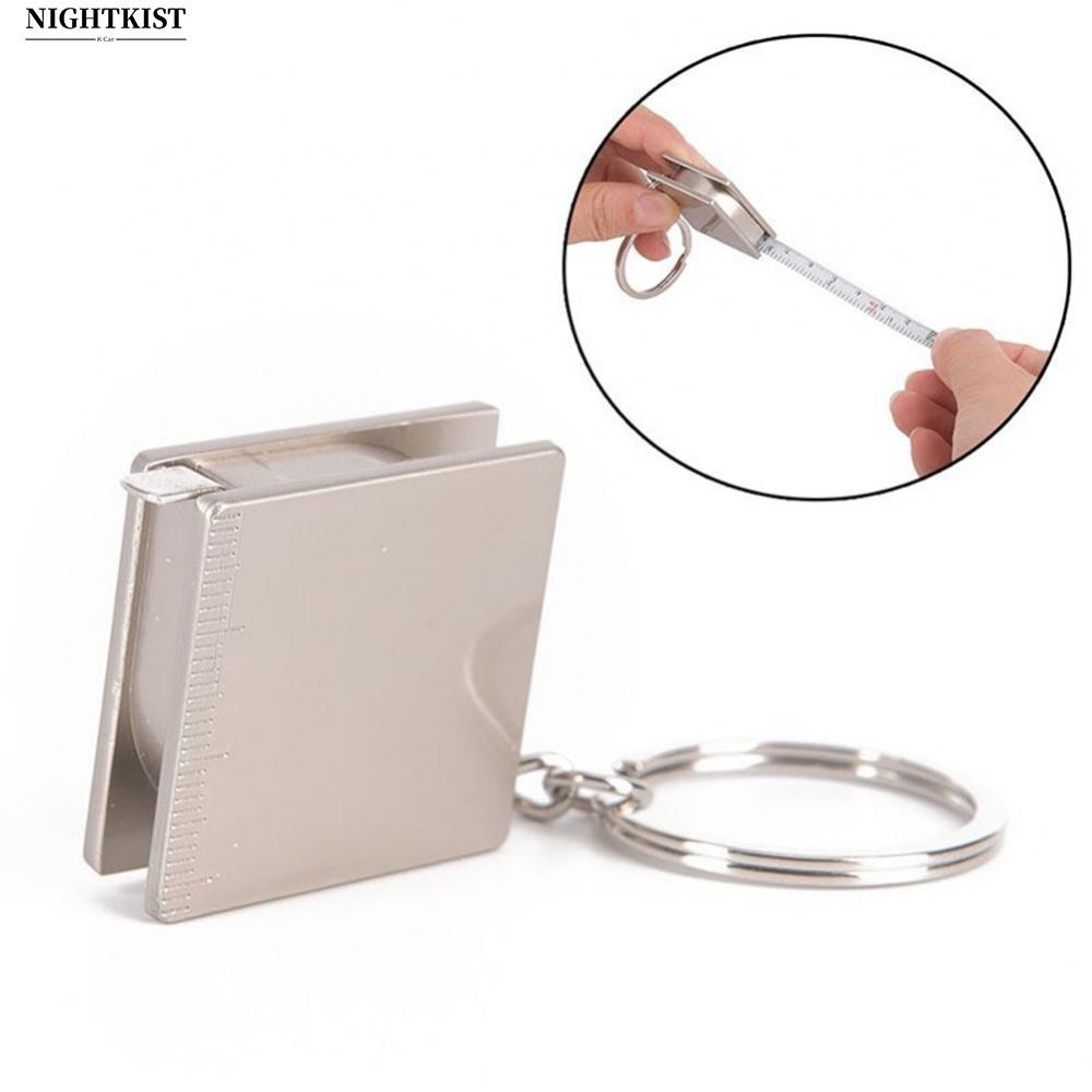 Retractable Keychain Tape Measure Compact Stainless Steel Design for ...