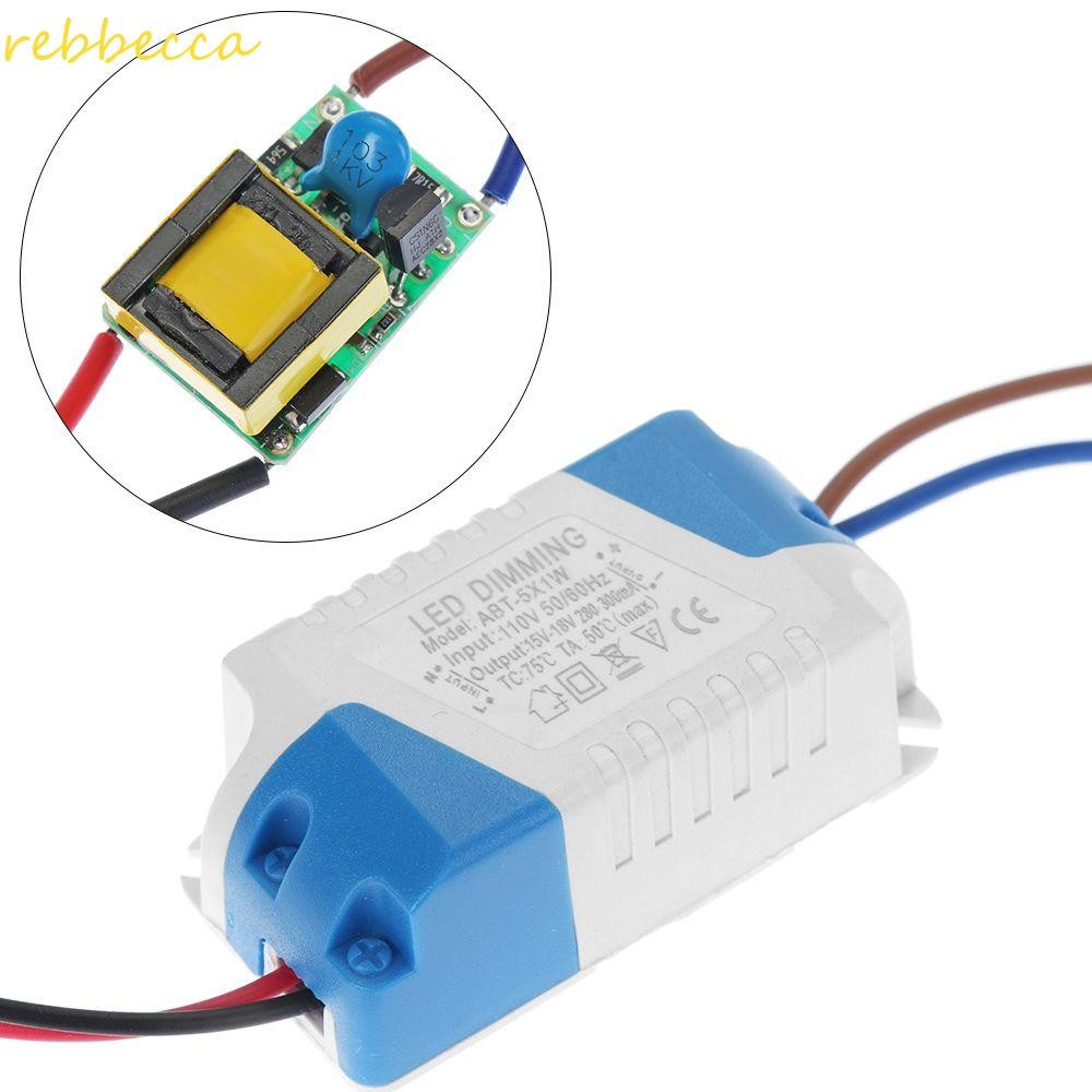 REBBCCA 1PC LED Driver AC 110V 220V ถึง DC 10-53V หม้อแปลงไฟฟ้า 3-15W ...