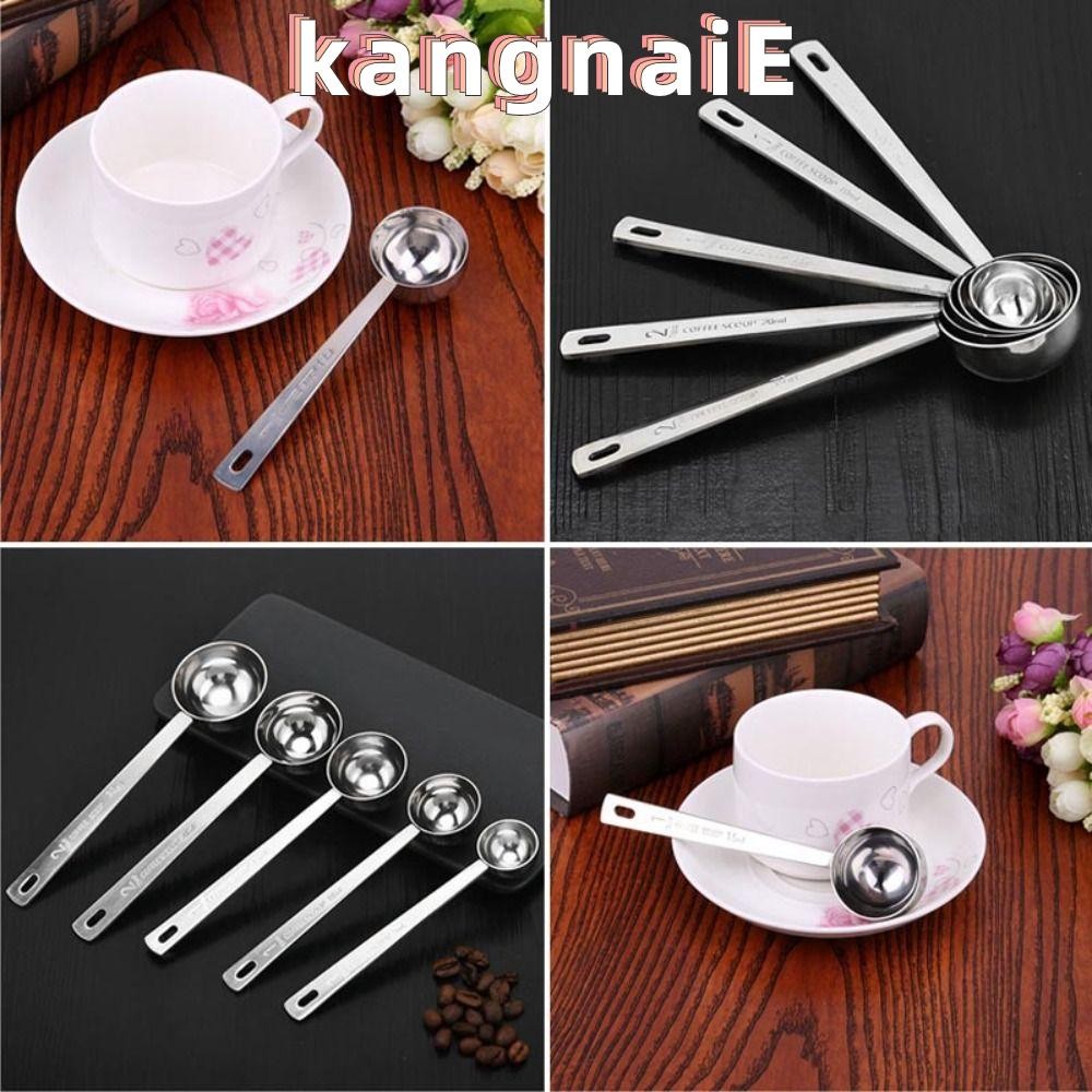 KANGNAI ช้อนตวงผสมสแตนเลส 5/10/15/20/30ML ช้อนผง | Shopee Thailand