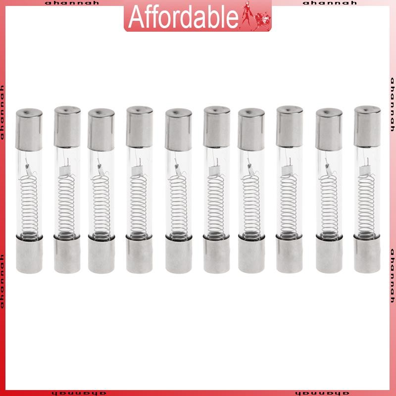 AH 10x 5KV 0 8A 800MA ฟิวส์แรงดันไฟฟ้าหลอดแก้วเตาอบไมโครเวฟเปลี่ยนฟิวส์ ...