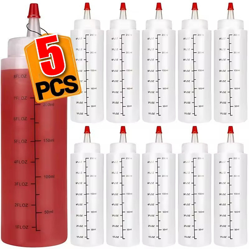 120/250/450มล พลาสติกเคล็ดลับขวดวัดบีบจมูกเข็ม-เครื่องปรุงในครัวภาชนะป้องกันการรั่ว | Shopee ...