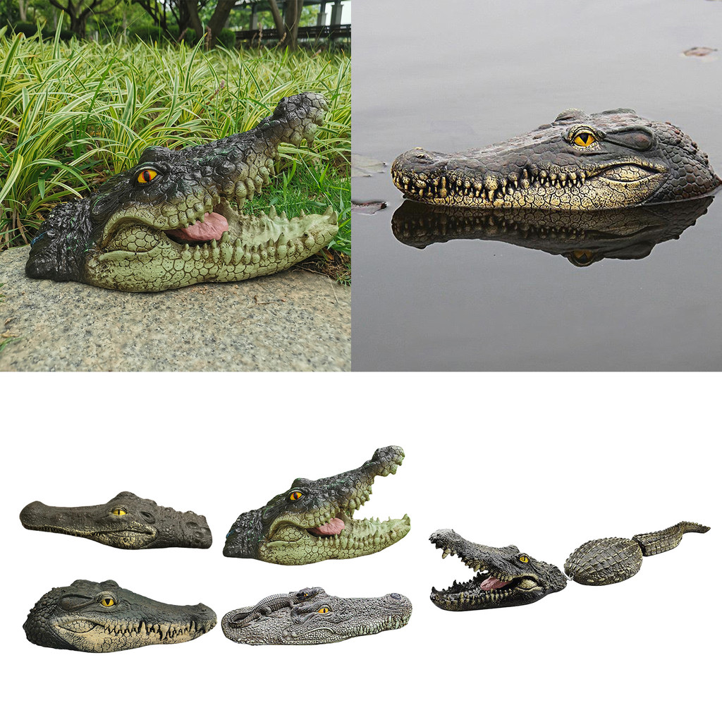 [Tachiuwa21] หัวจระเข้ Decoy Pond Float Garden Head Floating Pond ...