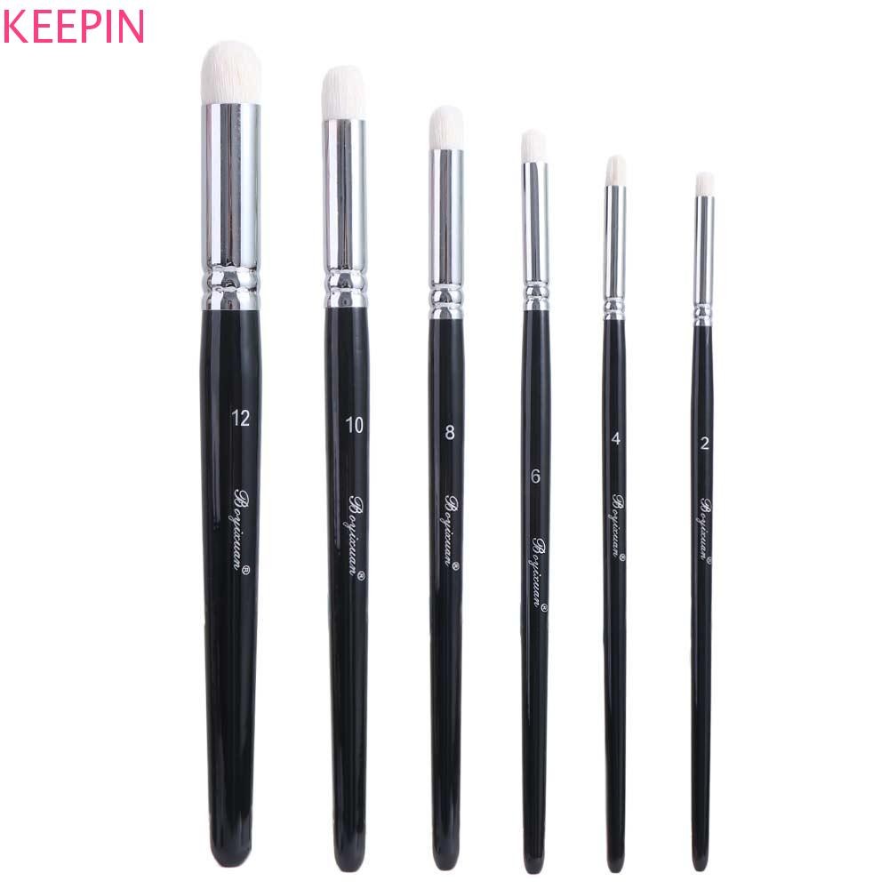 KEEPIN 6 ชิ้นชุดแปรงทาสี, Micro Detailing Miniature Art ภาพวาดไม้แปรง ...