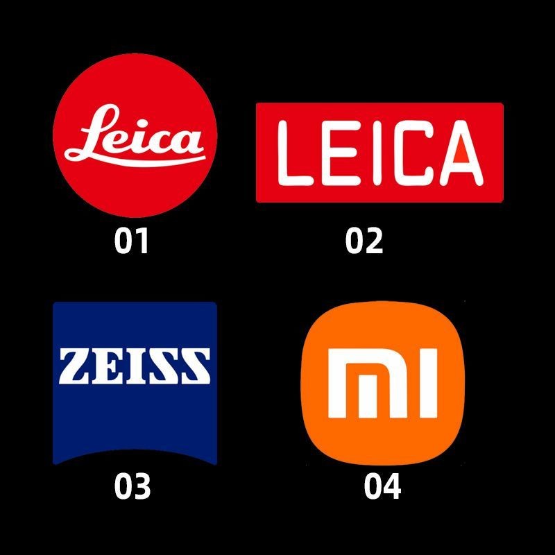 [Hot Sale]Decorative Thin Stickers Leica logo Zeiss logo LEICA Xiaomi ...